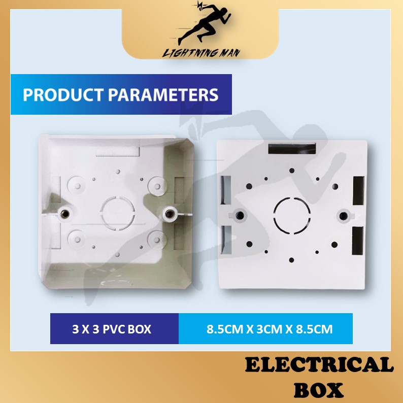 PVC Box Surface Type Nut Box / Electrical Box / Conceal Type Joint Box ...
