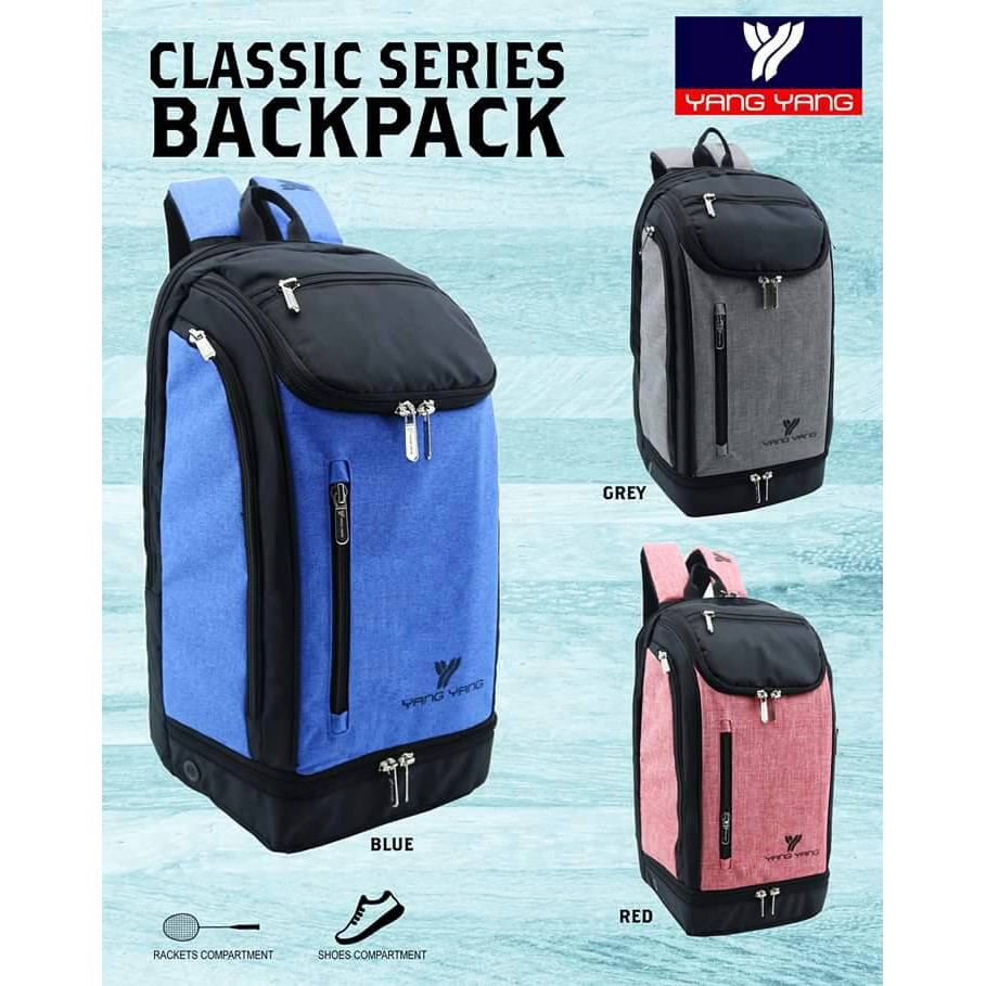 YANG YANG Badminton Backpack (Retail RM129 NOW OFFER RM99) | Shopee ...