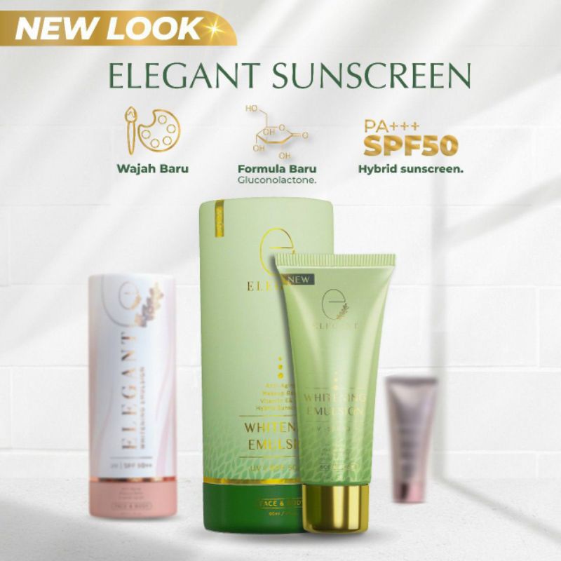 NEW LOOK ELEGANT SUNSCREEN SPF50 | Shopee Malaysia