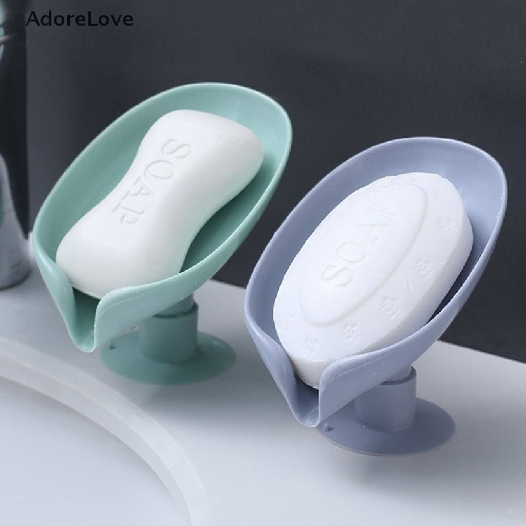 ADL Leaf Shape Soap Box Drain Soap Holder Box Bathroom Accessories ...