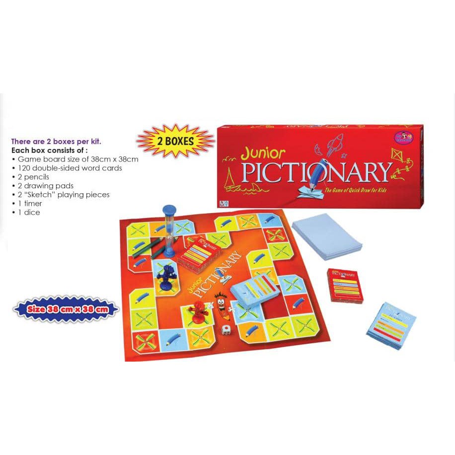 Junior Pictionary Learning Game Set | Shopee Malaysia