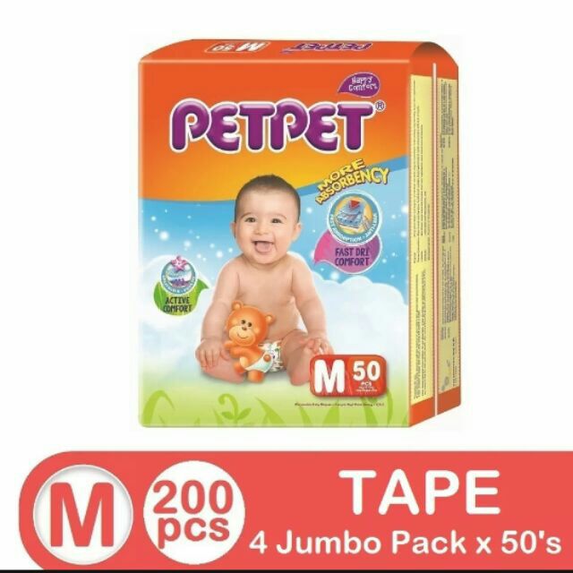 PROMOSI!! PETPET Jumbo Pack M50 (3+1) | Shopee Malaysia