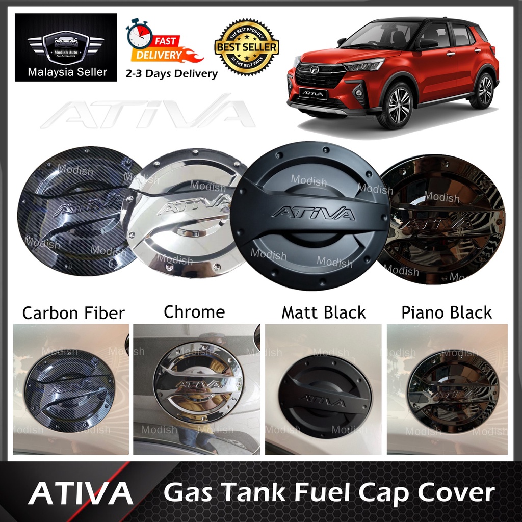 MODISH PERODUA ATIVA FUEL CAP COVER GAS TANK TRIM COVER ACCESSORIES ...