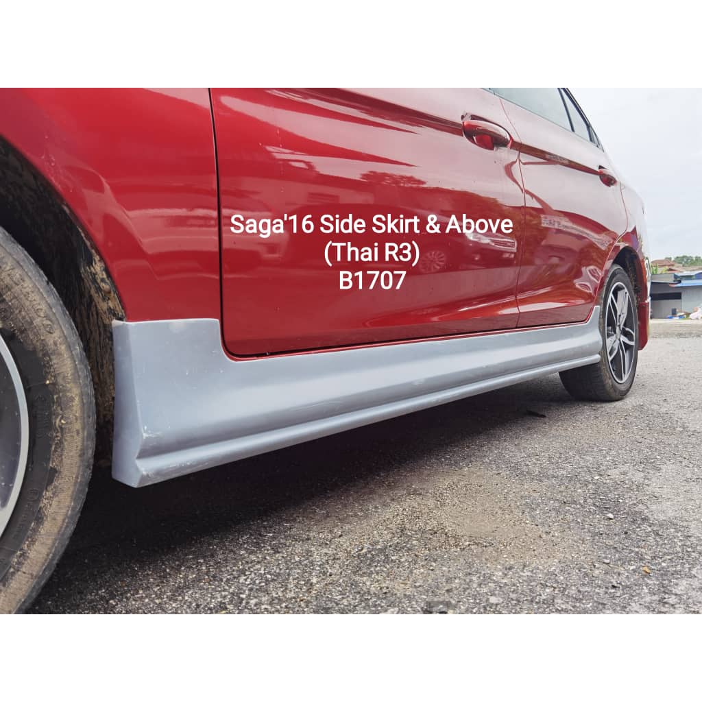 Proton Saga VVT Thai R3 Side Skirt PU/Fiber | Shopee Malaysia