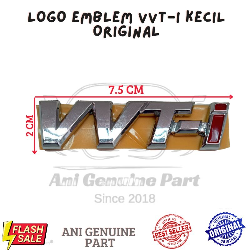 Vvt-i VVTi ORIGINAL Emblem Logo | Shopee Malaysia