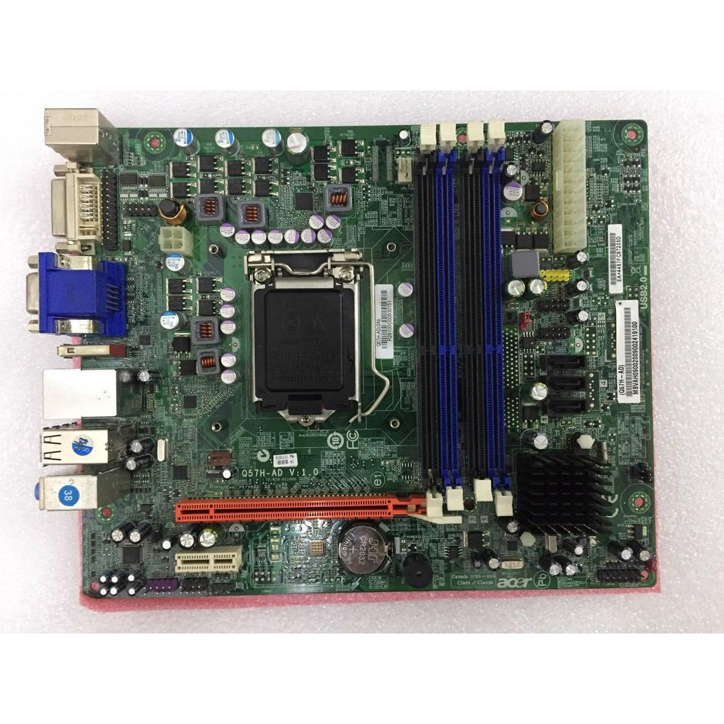 【READY STOCK】Motherboard Acer Intel Socket LGA 1156 DDR3 H57 Q57 (USED ...