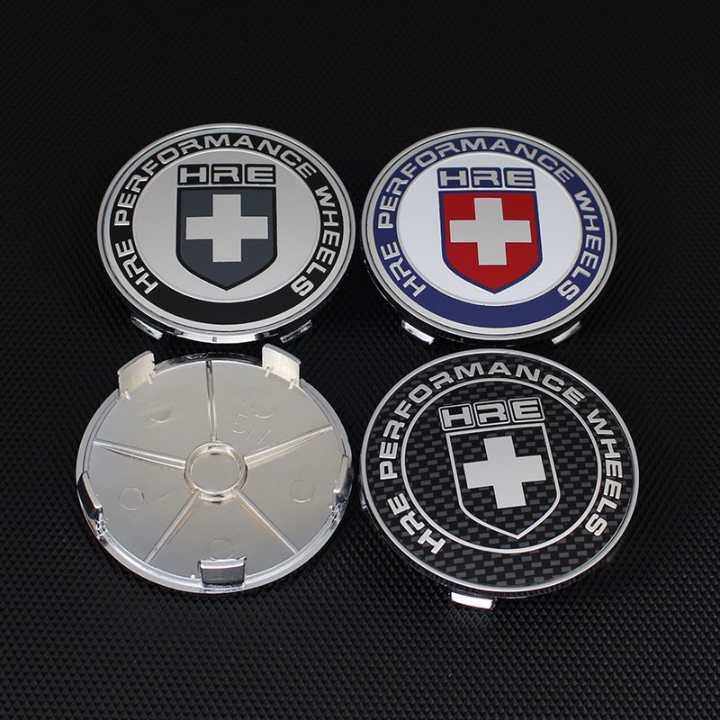 4pcs 68MM/65MM Wheel Center Cap HRE Wheels Hubcap On wheel HRE Sticker ...