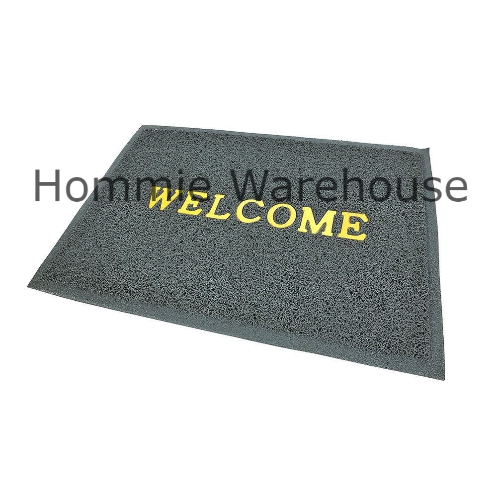 Thick Anti-Slip Welcome Coil Rubber Entrance Flooring Mat / Alas Kaki ...