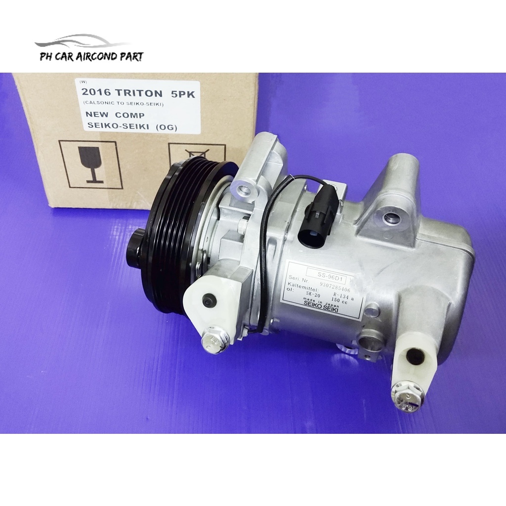[SEIKO SEIKI] COMPRESSOR - MITSUBISHI TRITON 2016 5PK ORG | Shopee Malaysia