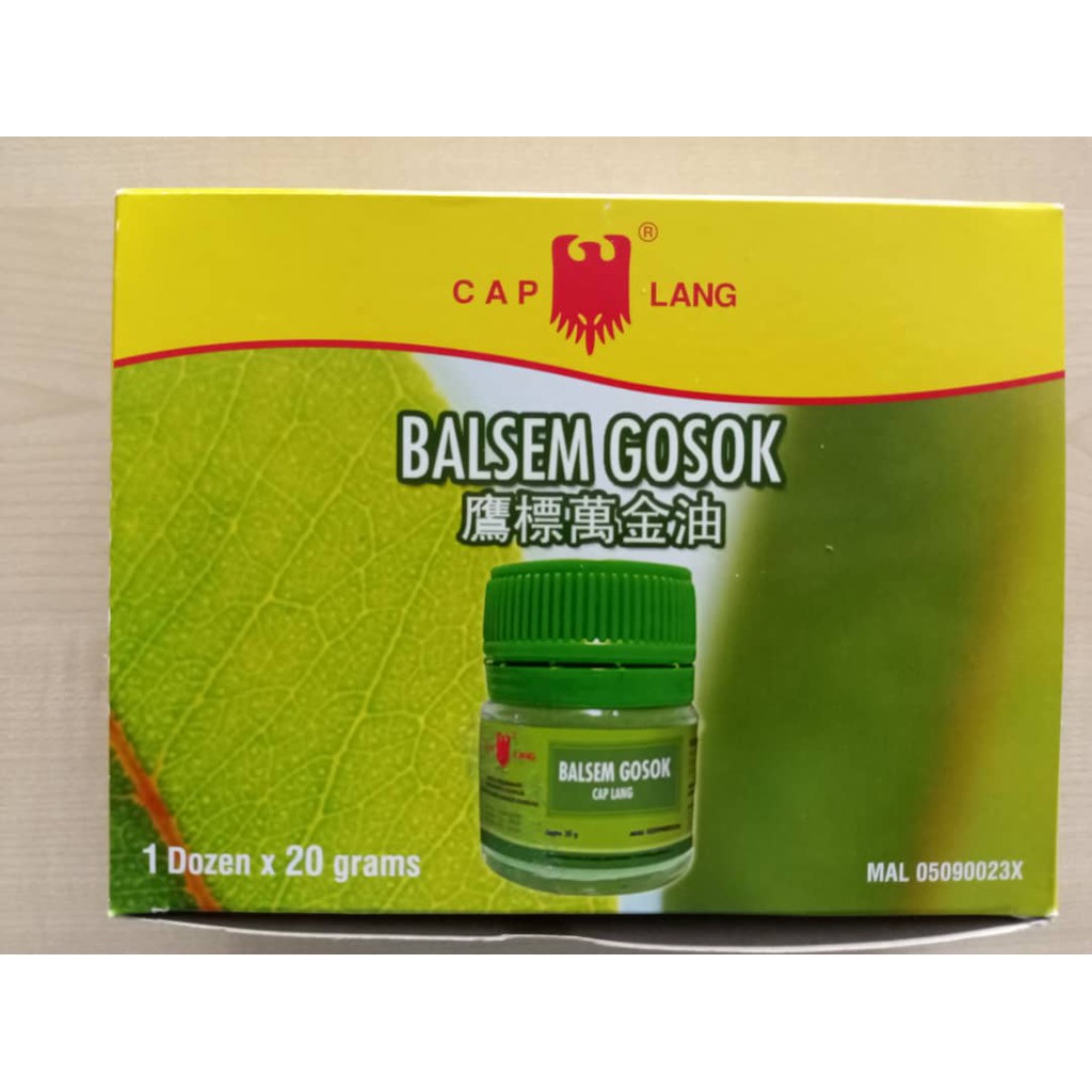EAGLE BALM VALUE PACK [BALSEM GOSOK 20gm X 2 botol + BALSEM OTOT 10gm X ...