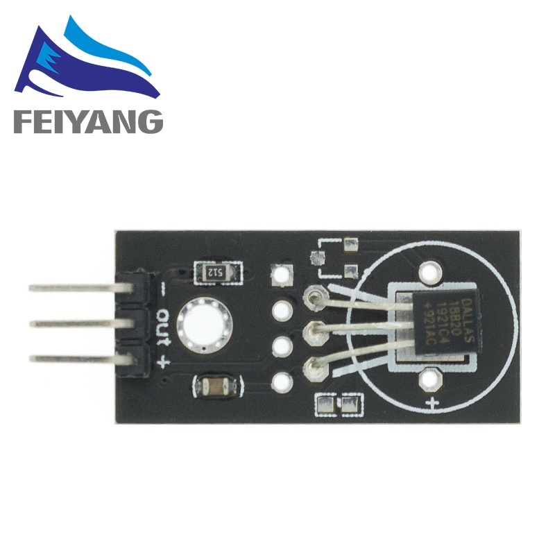 18B20 DS18B20 Digital Signal Output Temperature Measurement Module Board Detection Sensor for ...