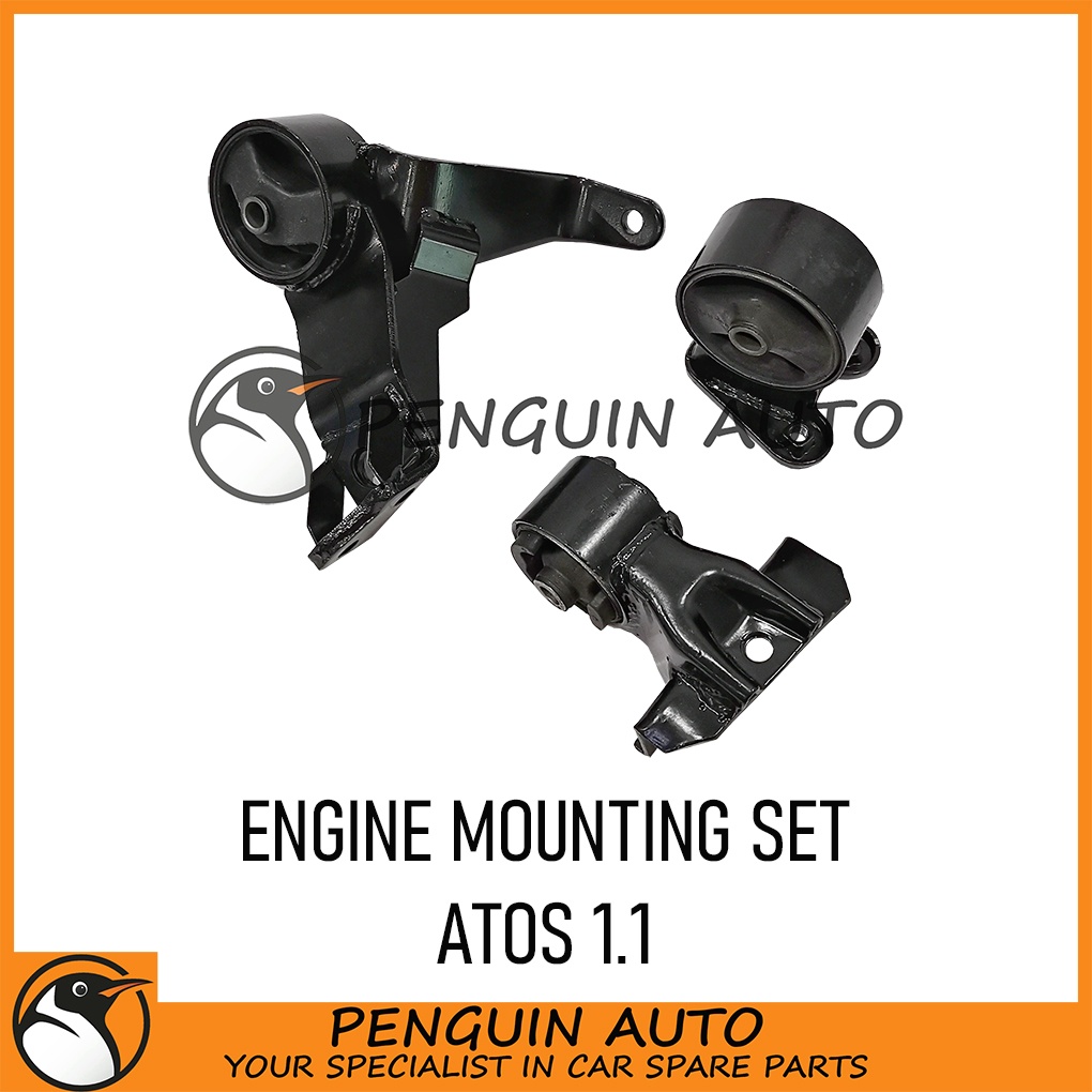 HYUNDAI ATOS 1.1 ENGINE MOUNTING PREMIUM QUALITY 1SET | Shopee Malaysia