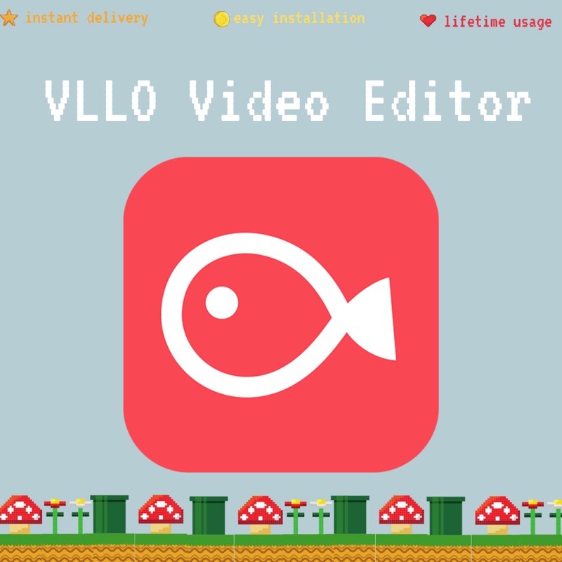 [iOS] LIFETIME VLLO - Easy Video & Vlog Editing App | Shopee Malaysia