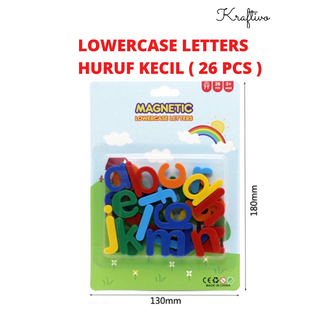 MAGNETIC ALPHABET SET / NUMBERING & SYMBOLS SET / MAGNET ABC & 123 SET ...