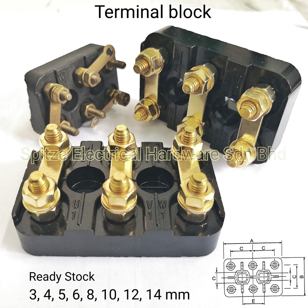 TB 3~10 MM Terminal Block / Electric Motor Transformer Cable ...