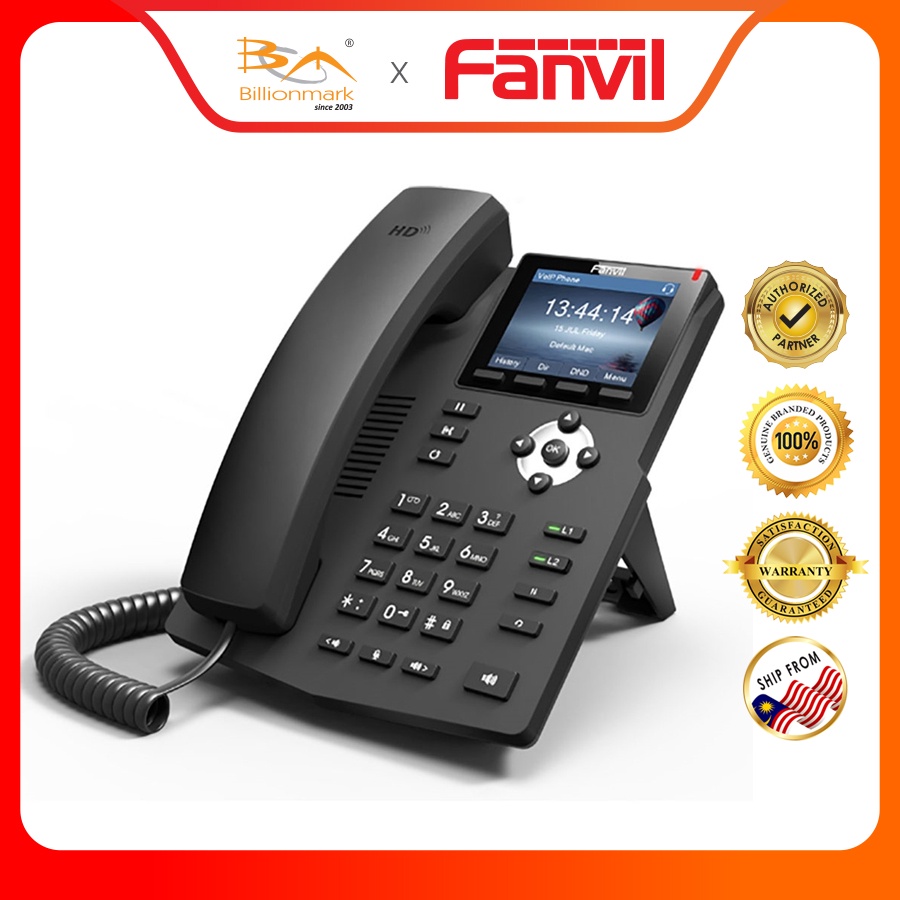 Fanvil X3G Enterprise IP Phone With PoE Support Cloud Base On-Prem IP ...