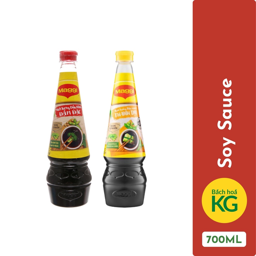 MAGGI Soy Sauce 700ml - Kicap - 大豆 - Nước Tương Maggi 700ml - KG ...