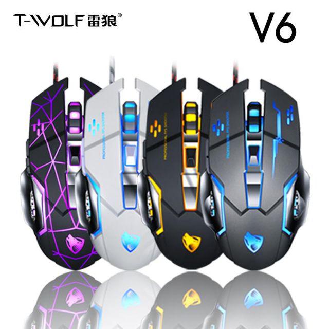 T-WOLF V1/V5/V7/V8/V9/V11 (7 LED RGB ) WIRED GAMING MOUSE - M100 M100R ...