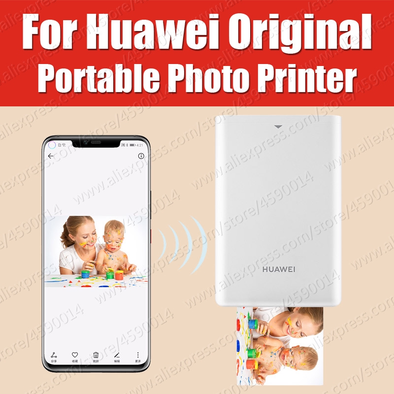 Printer 300dpi Original Huawei Zink Portable Photo Printer Honor Pocket ...