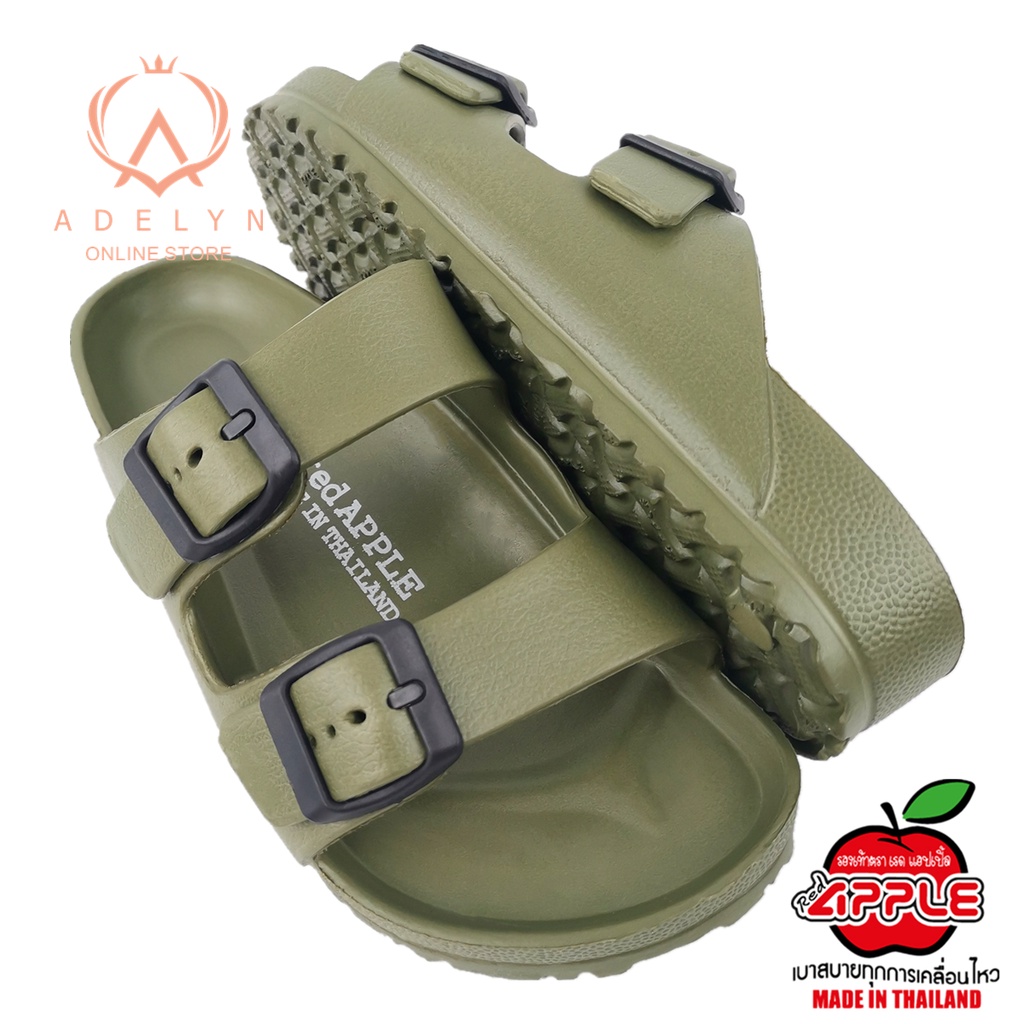 RED APPLE AD1 THAI SLIP-ONS MEN SANDAL REDAPPLE LADY WOMEN COUPLE ...