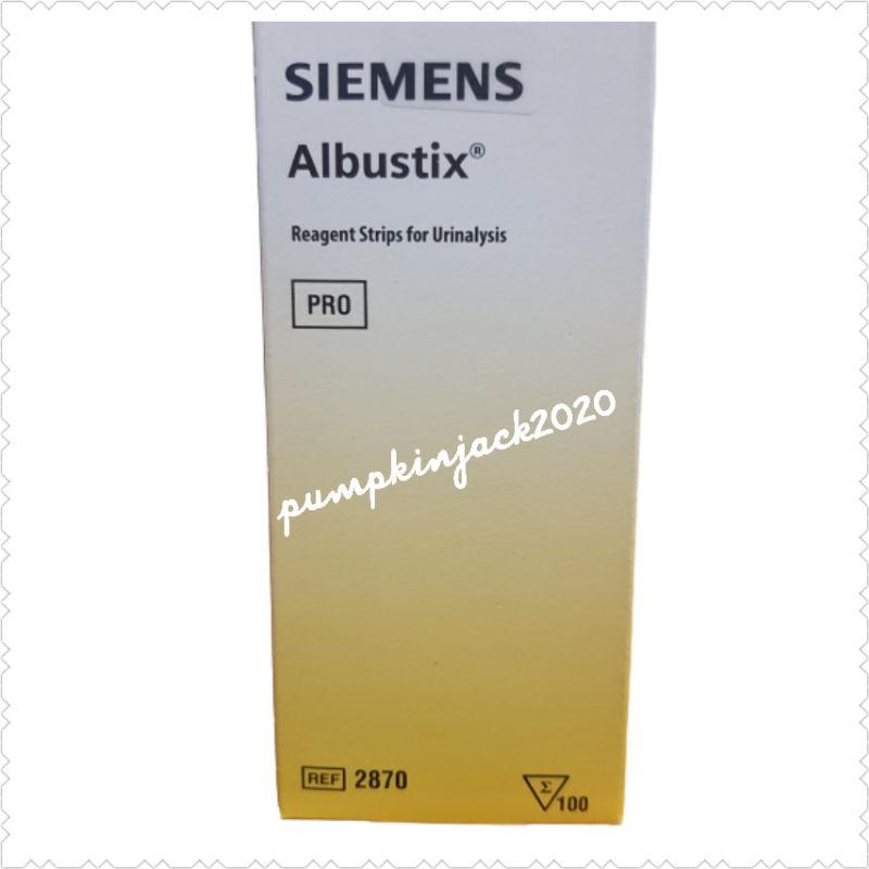 SIEMENS Albustix Reagent Strips for Urinalysis 100s' / Siemens Uristix ...