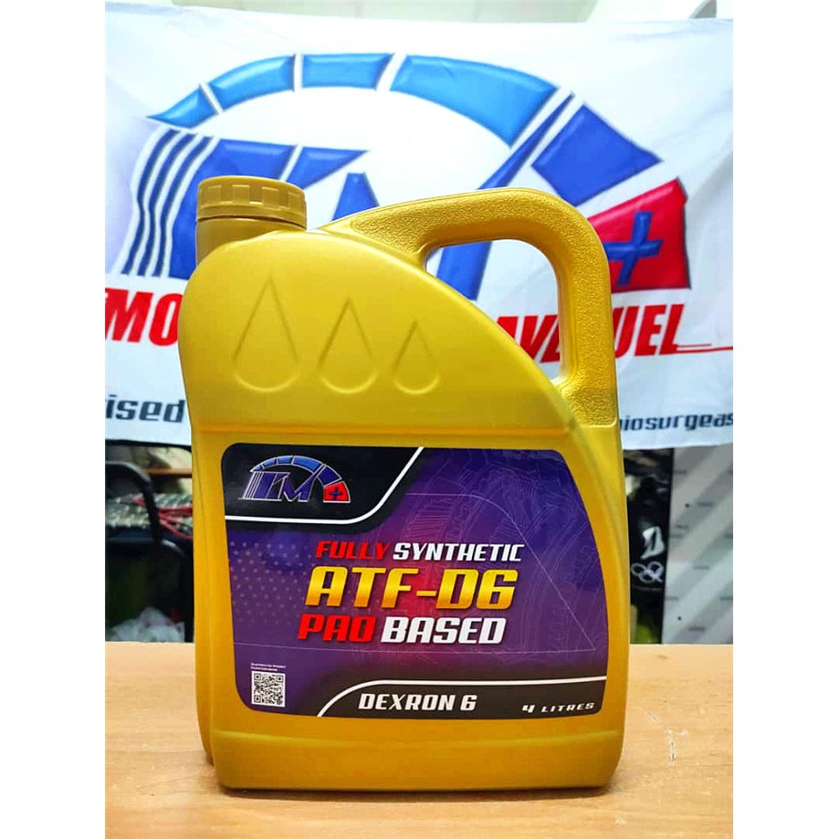KM+ ATF-D6 Fully Synthetic PAO Based DEXRON 6 (4L) Auto Tranmission ...