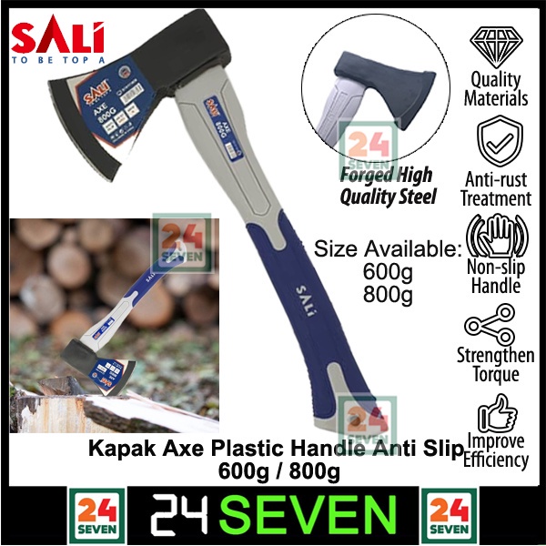 Heavy Duty SALI Kapak_Axe Plastic Handle Anti Slip 600g Or 800g / For ...