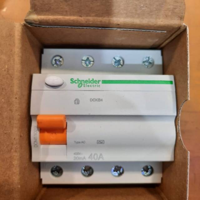 Schneider ELCB RCCB DOMAE 40A 4P 30MA / 300MA ORIGINAL | Shopee Malaysia
