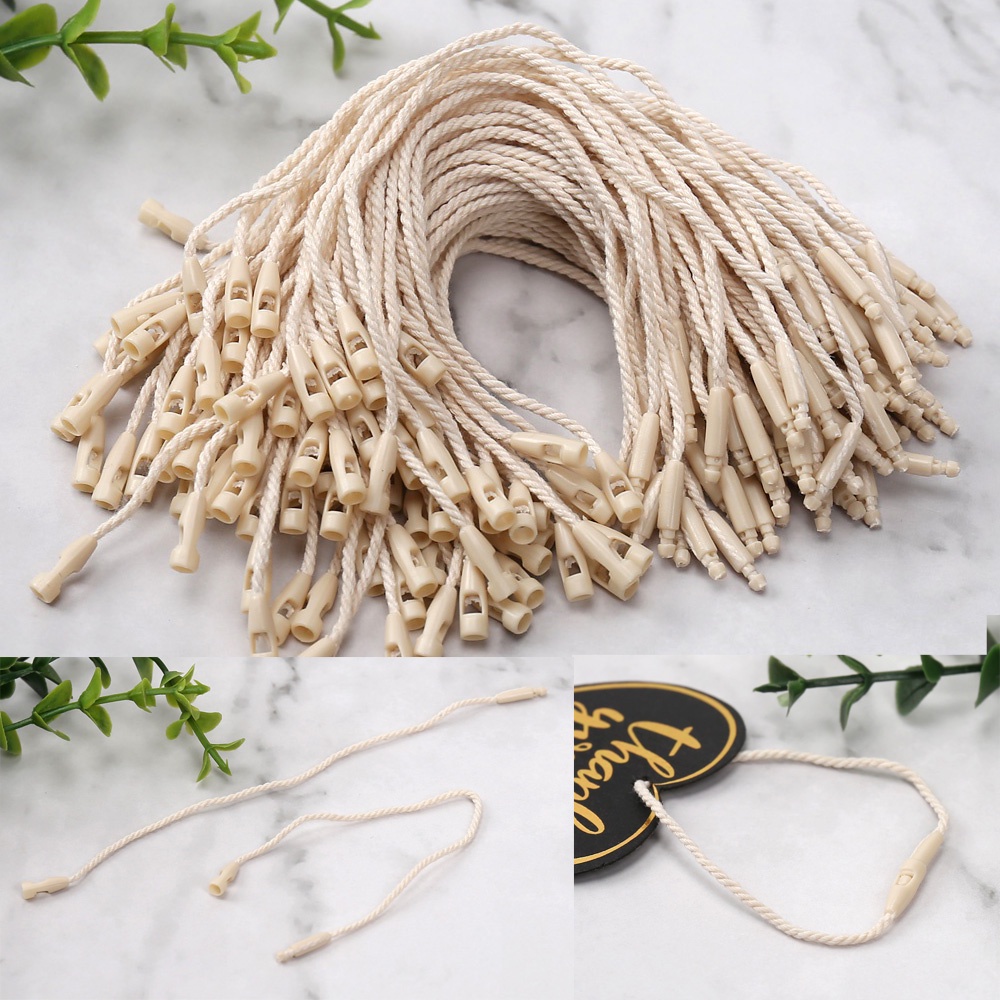 Tag Rope Ready Stock [100/PCS] Clothing Universal Cotton Hanging Label ...