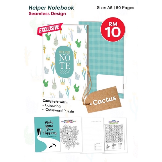 [READY STOCK] NOTEBOOK / BUKU NOTA + ACTIVITY - crossword puzzle ...