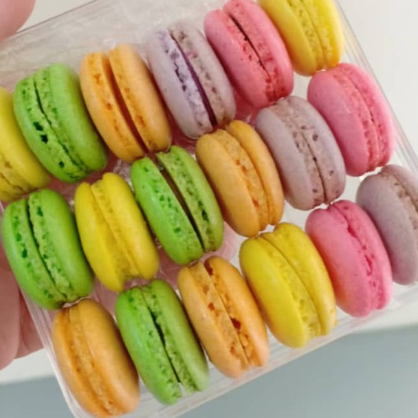 {READY STOCK} Homemade Baby Macaron / Baby Macaroon / Mini Macaron (15 ...