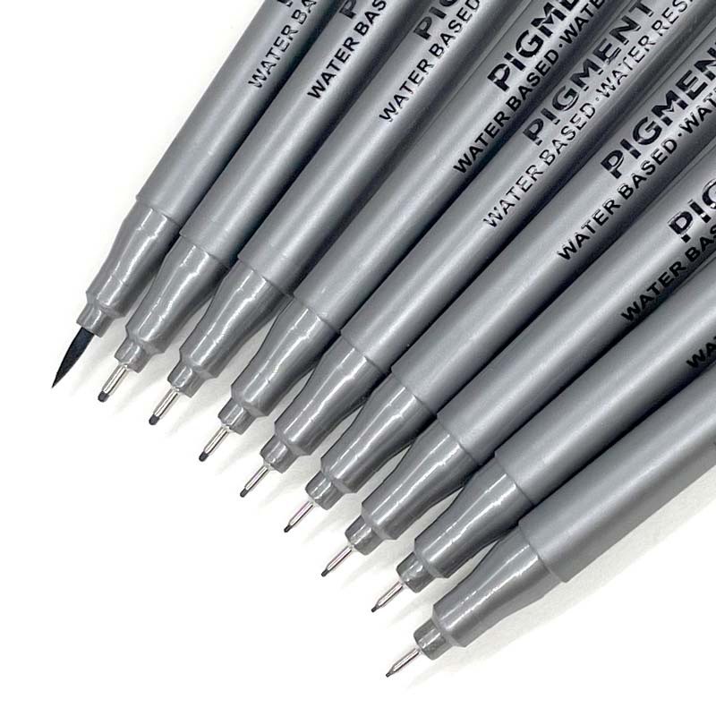 Art hook line pens Makers Fast dry Waterproof 0.05 mm to 0.8mm Porous ...