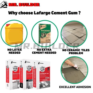 LAFARGE QuickMix ReadyFix 360 Tile Adhesive 361 SuperBond 369 Cement ...