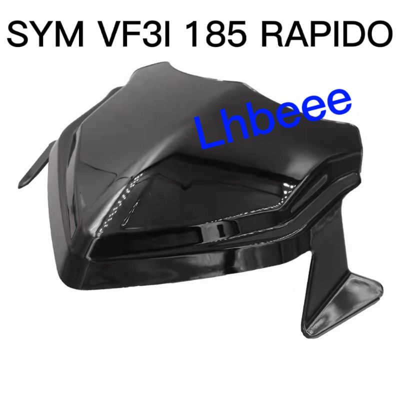 SYM VF3I COWLING VISOR RAPIDO TRANSPARENT BLACK | Shopee Malaysia