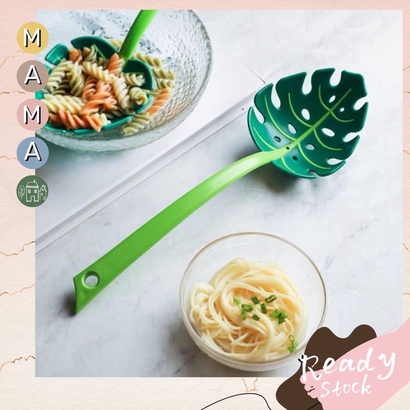 Soup Ladle Noodle Noodle Colander Spoon Leaf Shape Spoon Leaf Shape ...