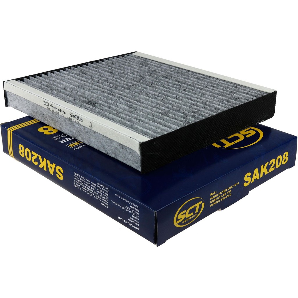 SCT-Germany Activated Carbon Cabin Air Filter for Toyota Vios NCP93 ...