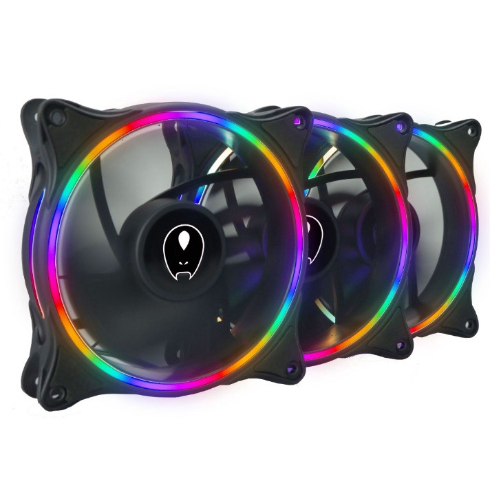 (1 Box 3 Fan)AVF GAMING FREAK LUMINA IRIS FIX RGB LED Fan (GF-IRFIX-KIT ...