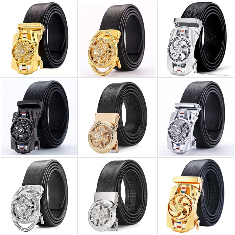 Net red explosion of fortune men's automatic belt buckle, double edging ...