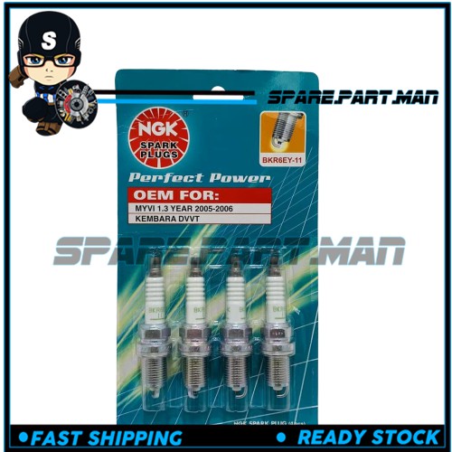 OLD Myvi 1.3 2005-2006 Kembara DVVT NGK Spark Plug BKR6EY-11 AVANZA OLD ...