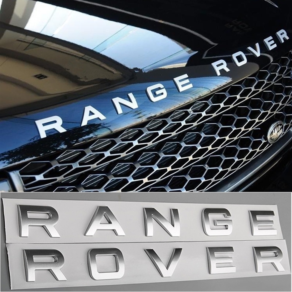 For Land Rover RANGE ROVER Emblem Car Styling Front cover and Trunk lid ...