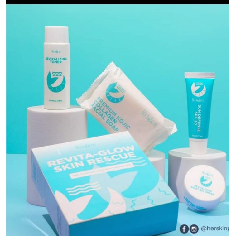 HERSKIN REVITA-GLOW SKIN RESCUE SET | Shopee Malaysia