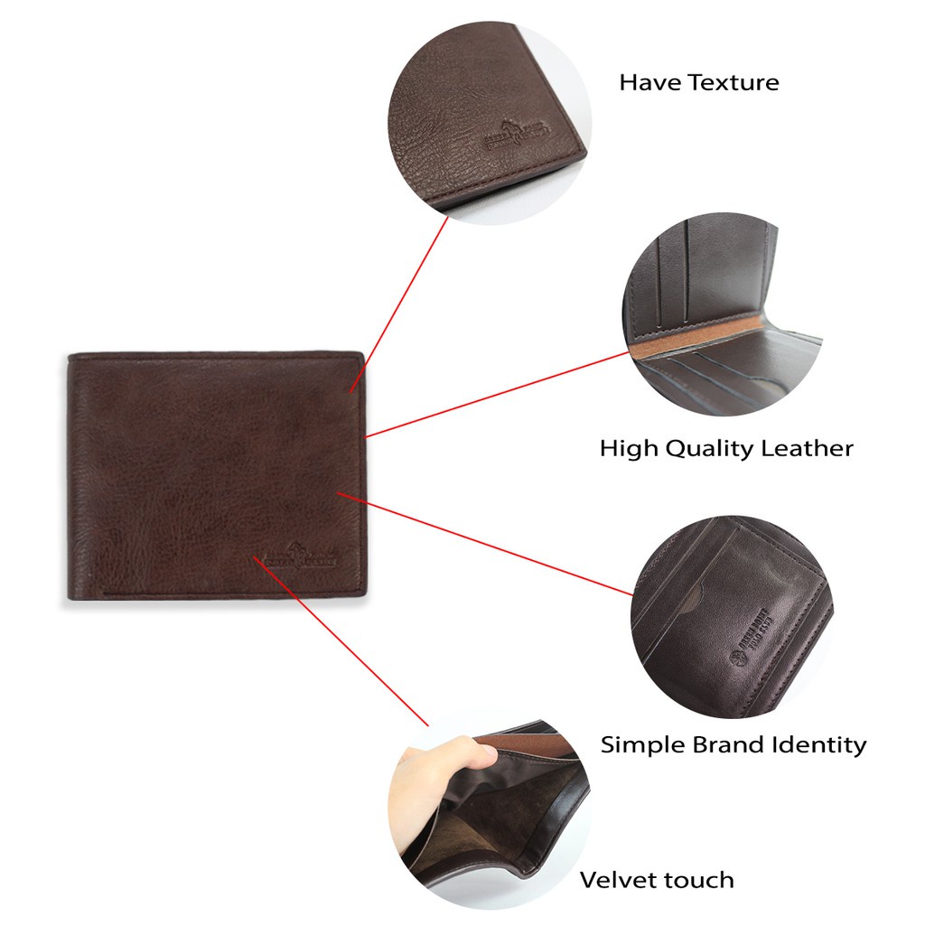 GENIUNE LEATHER WALLET POLO XIII ORIGINAL -dompet -wallet | Shopee Malaysia