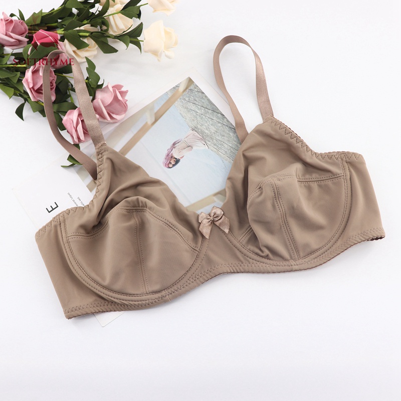Softrhyme Large Size Wire Bra Slim Plus Size Full Cup Bras Women Bra ...