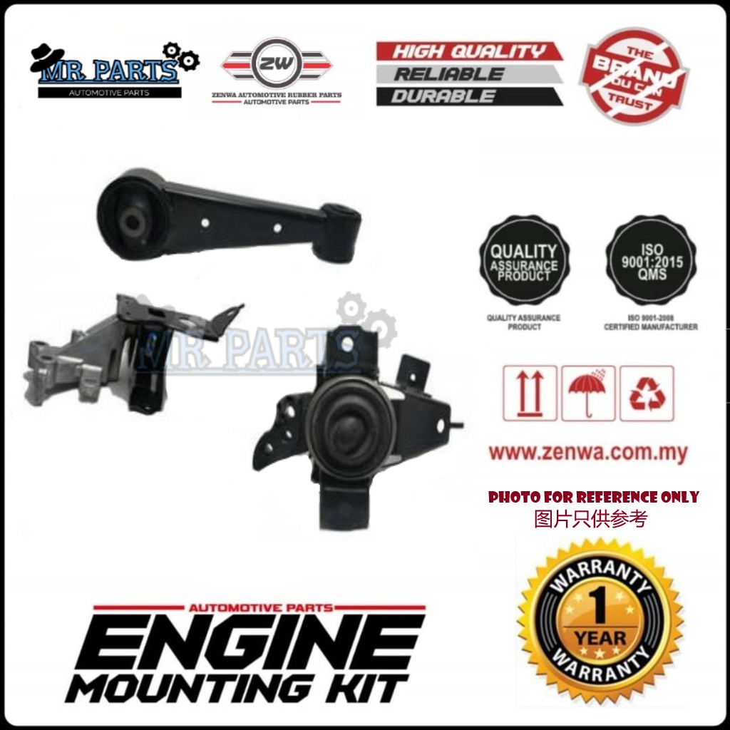 PERODUA AXIA ENGINE MOUNTING KIT SET (ZW) | Shopee Malaysia
