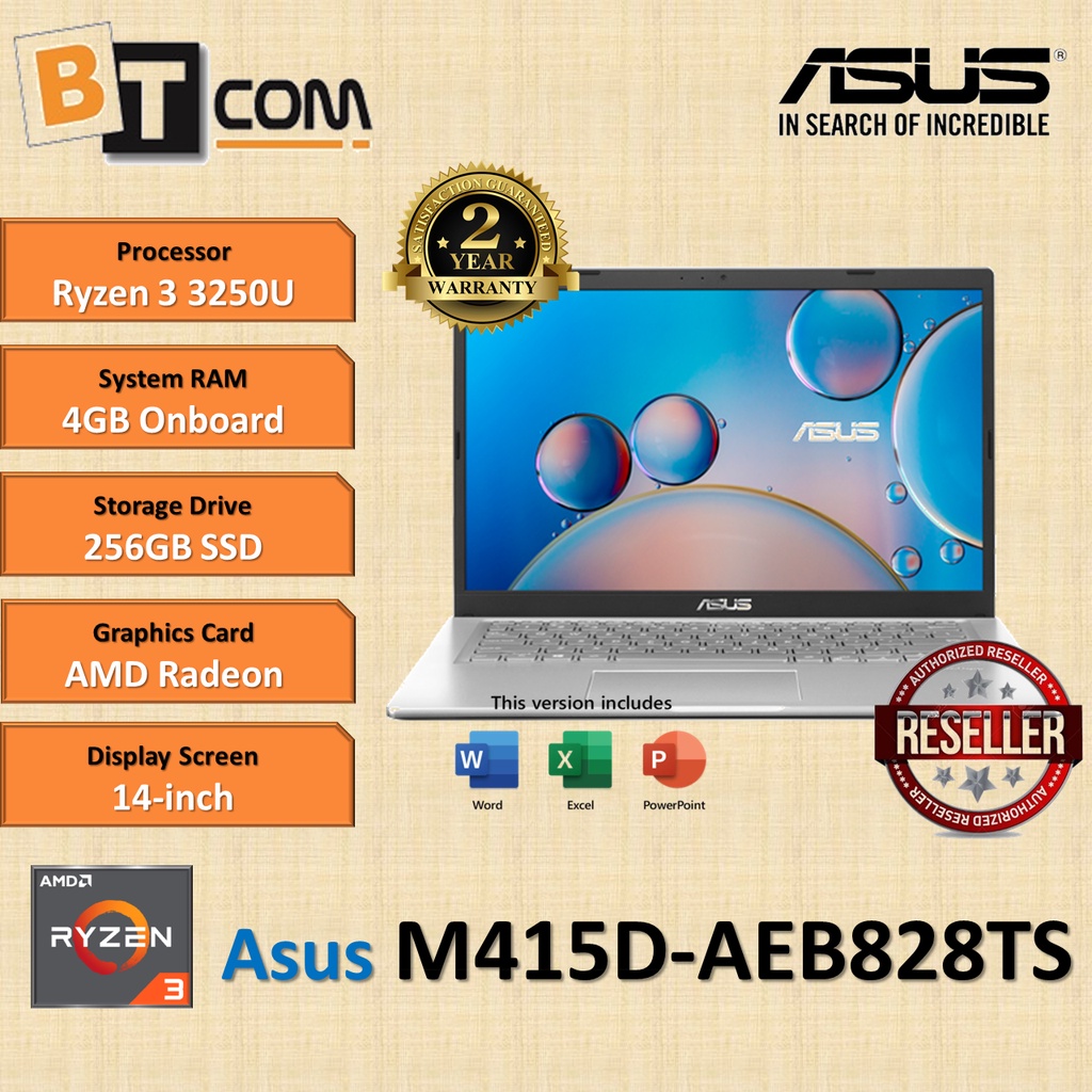 Asus Vivobook M415D-AEB828TS | Shopee Malaysia