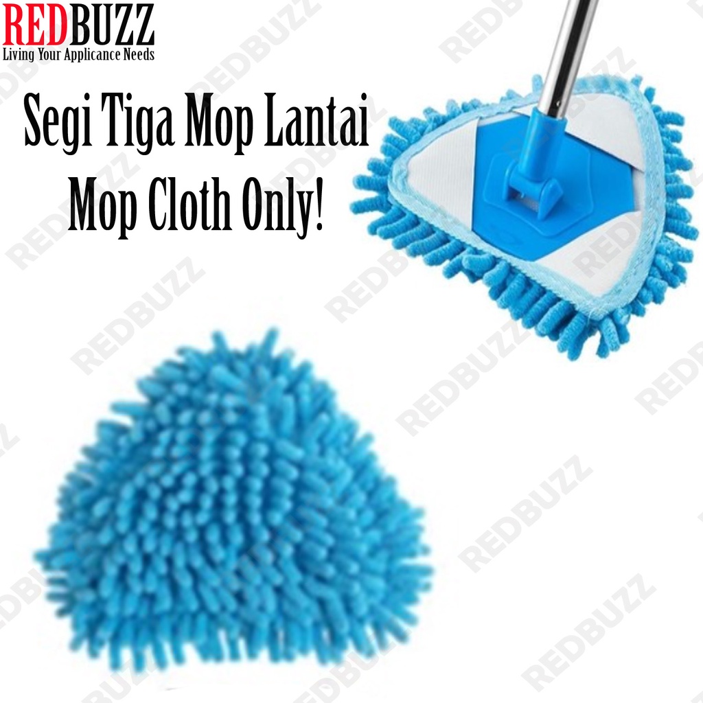 REDBUZZ Segi Tiga Mop Lantai 180 Degree Rotatable Adjustable Triangle ...