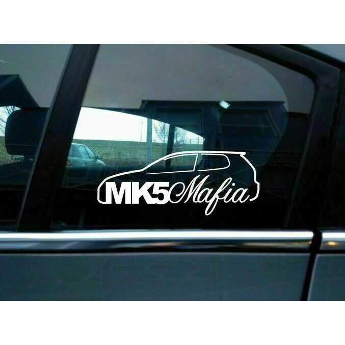 🔥Lowered Volkswagen Golf MK 5 Mafia Window Sticker | Shopee Malaysia