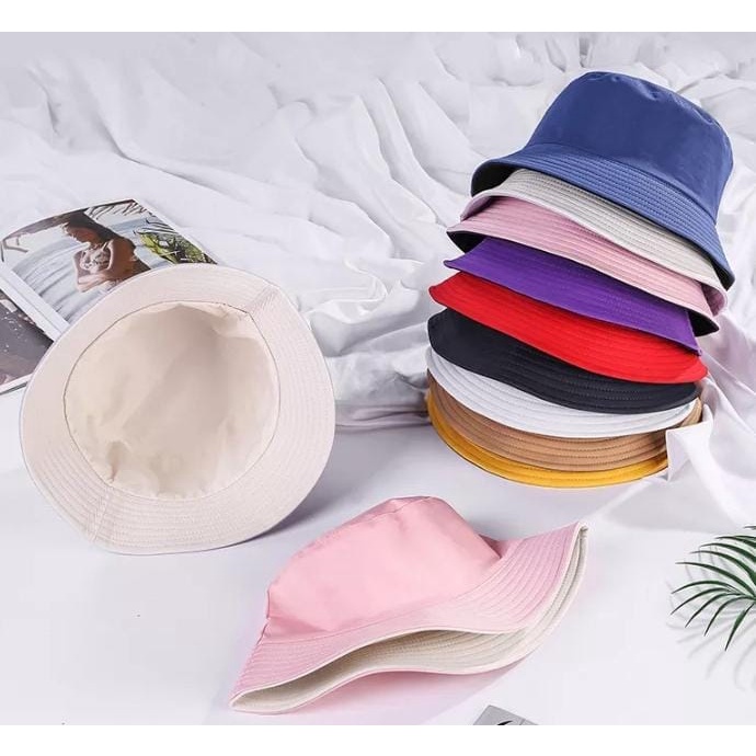 YG Super Bucket Hat PREMIUM Plain Reversible Imported Quality/BUCKETHAT ...