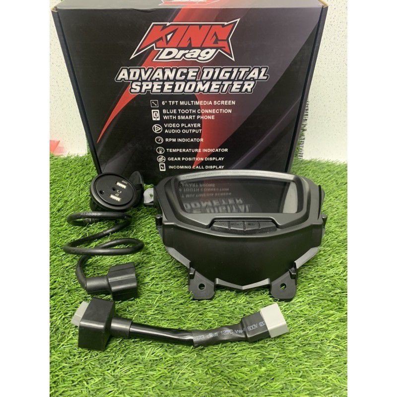 Y15 V2 King Drag Advance Digital Speedo Meter Digital Meter Assy With ...