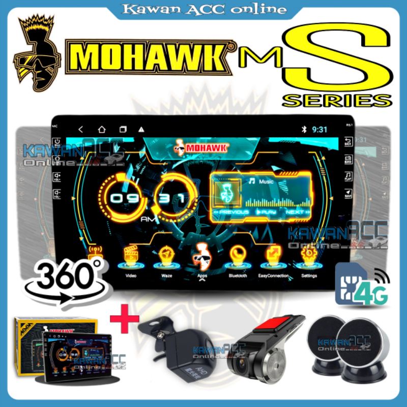 MOHAWK Android Player *Free: *AHD Camera*Dvr Dashcam*F.Range Speaker ...